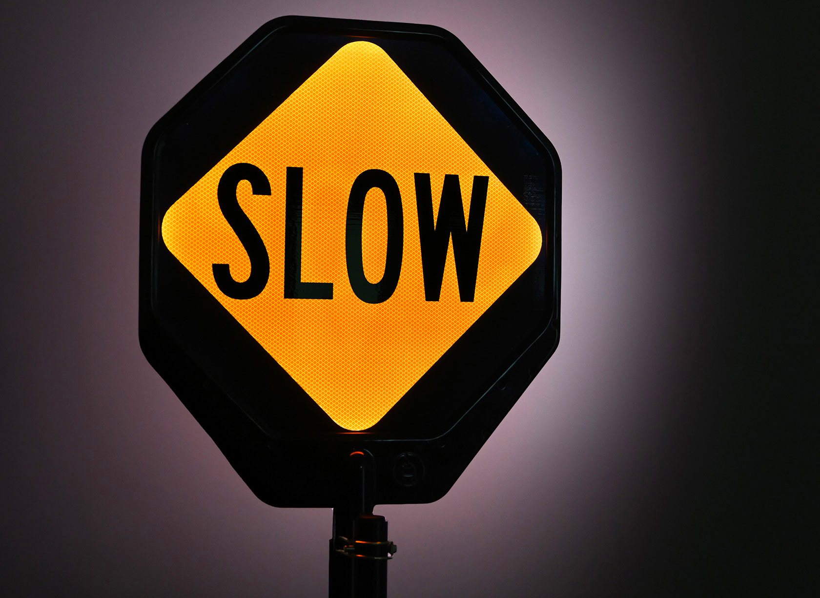 Illuminated Traffic Paddle - First Light Safety Products