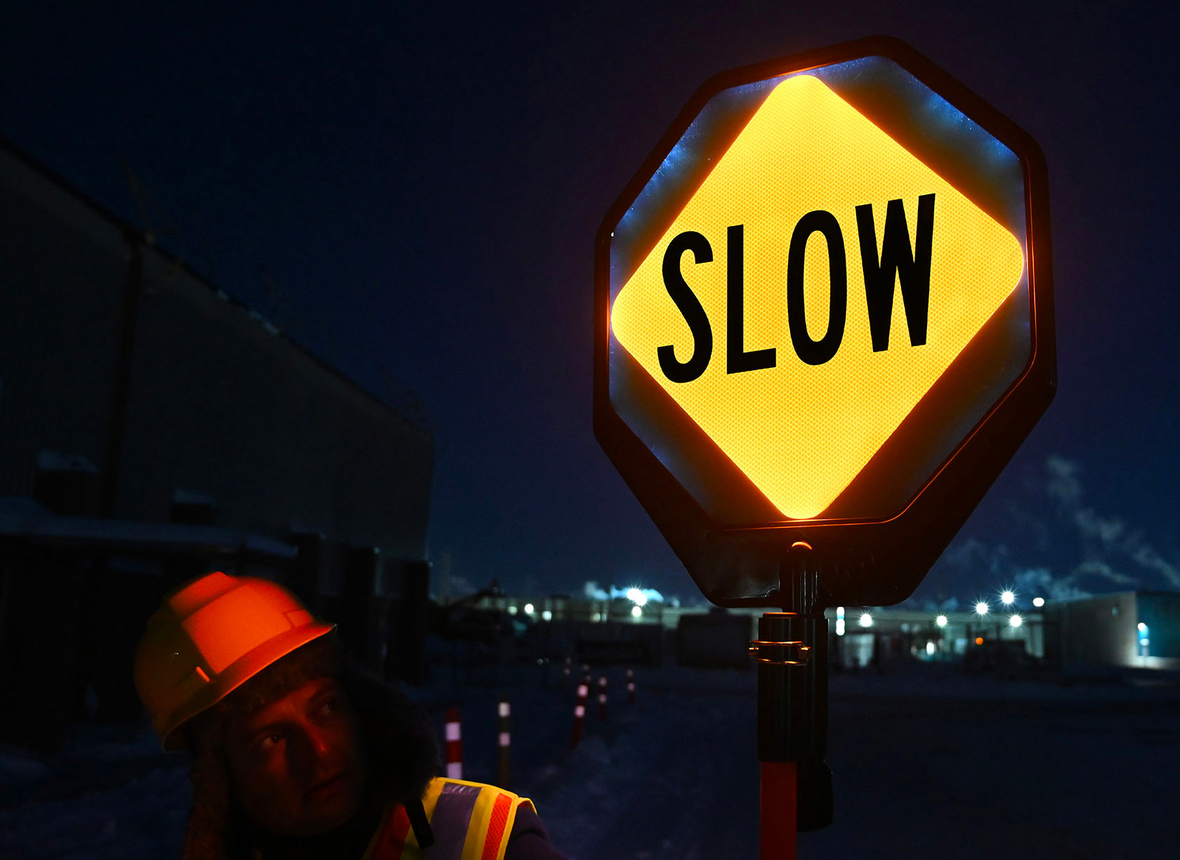 Illuminated Traffic Paddle - First Light Safety Products