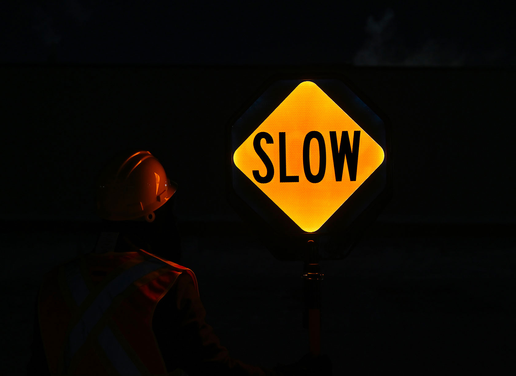 Illuminated Traffic Paddle - First Light Safety Products