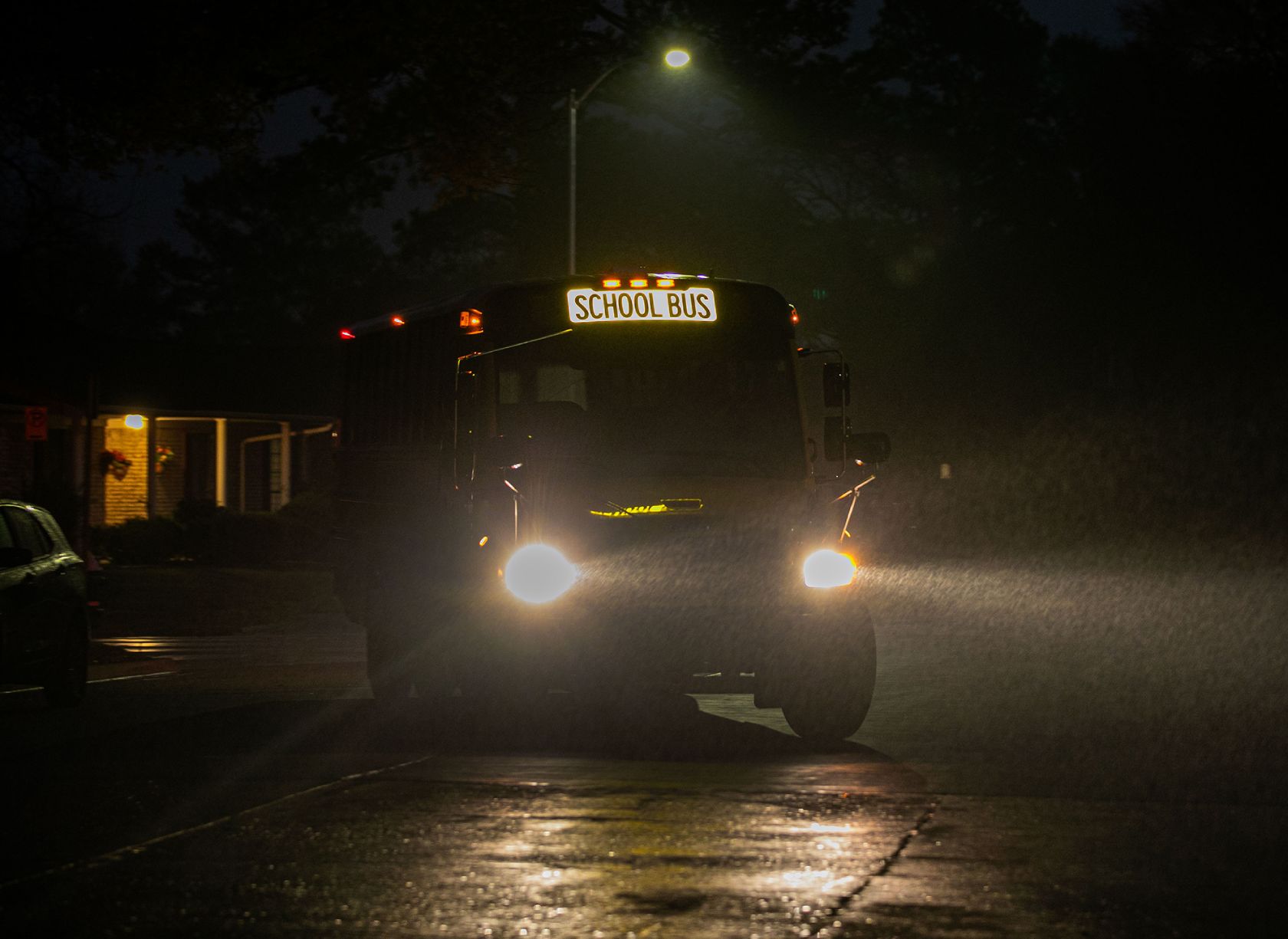 Illuminated School Bus Sign - First Light Safety Products
