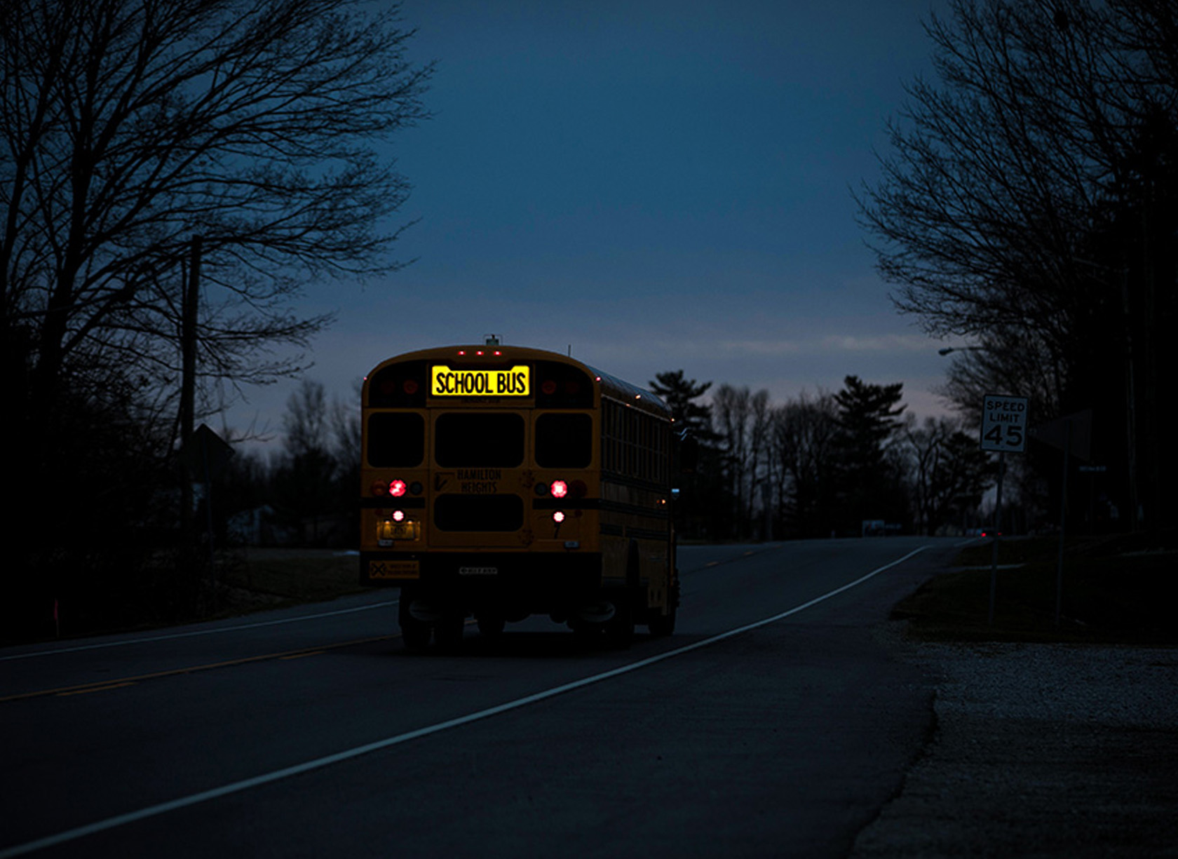 Illuminated School Bus Sign - First Light Safety Products