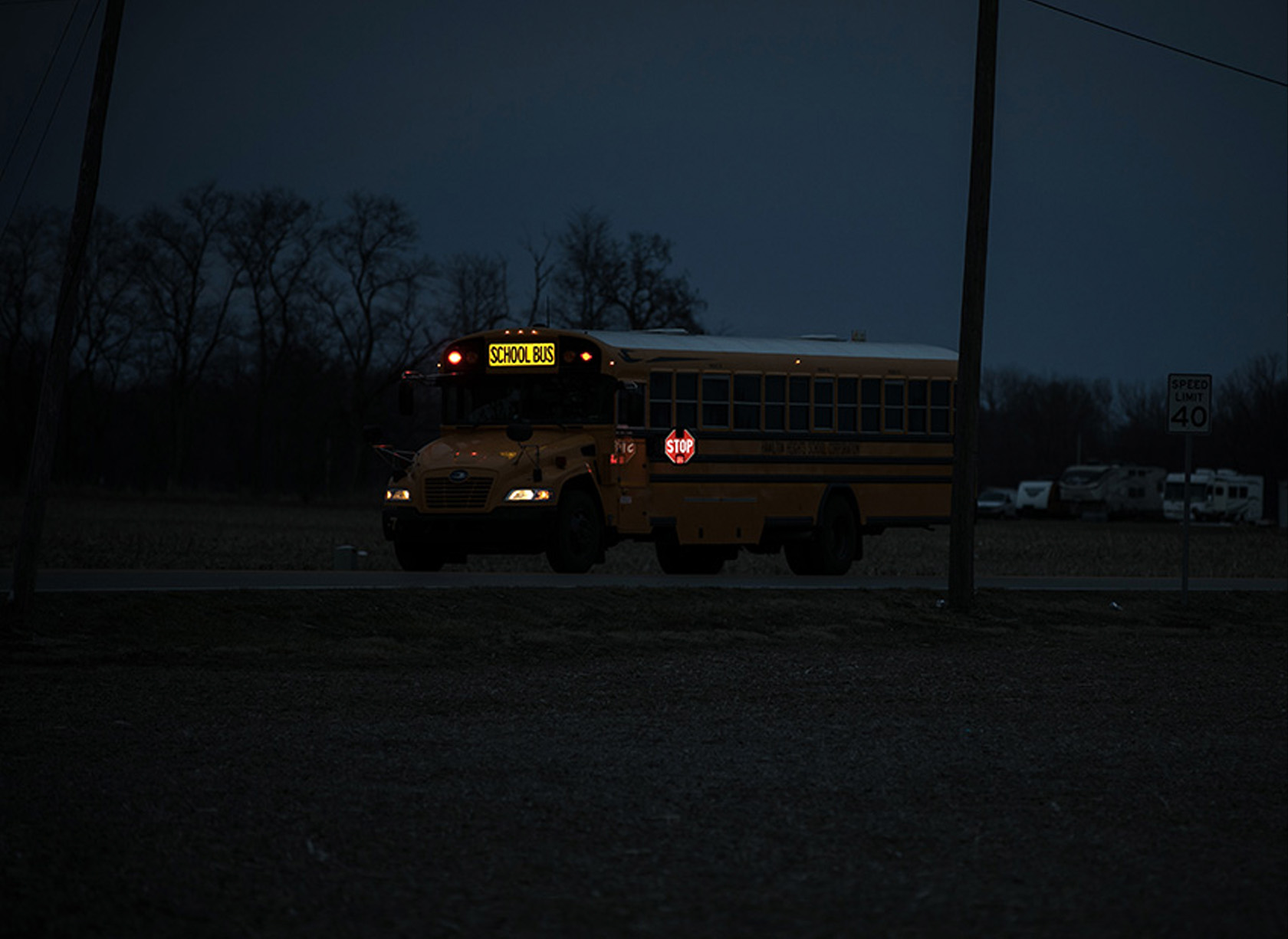 Illuminated School Bus Sign - First Light Safety Products